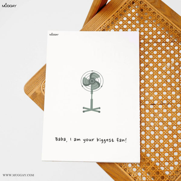 Fan Funny Pun | Cards for Fathers– Muggay.com