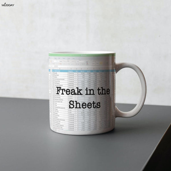 Freak Excel Sheet Corporate Mug– Muggay.com